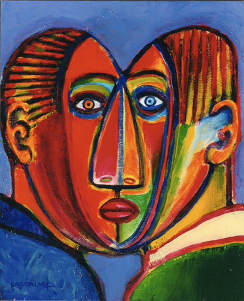 Acrylic and oil - Robert Lassalvy - Gag cartoonist